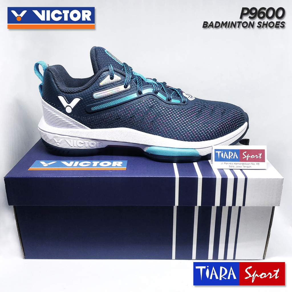 Jual Sepatu VICTOR P9600 BJ - Blue Teal Purple - Wide U 3.0 Badminton ...