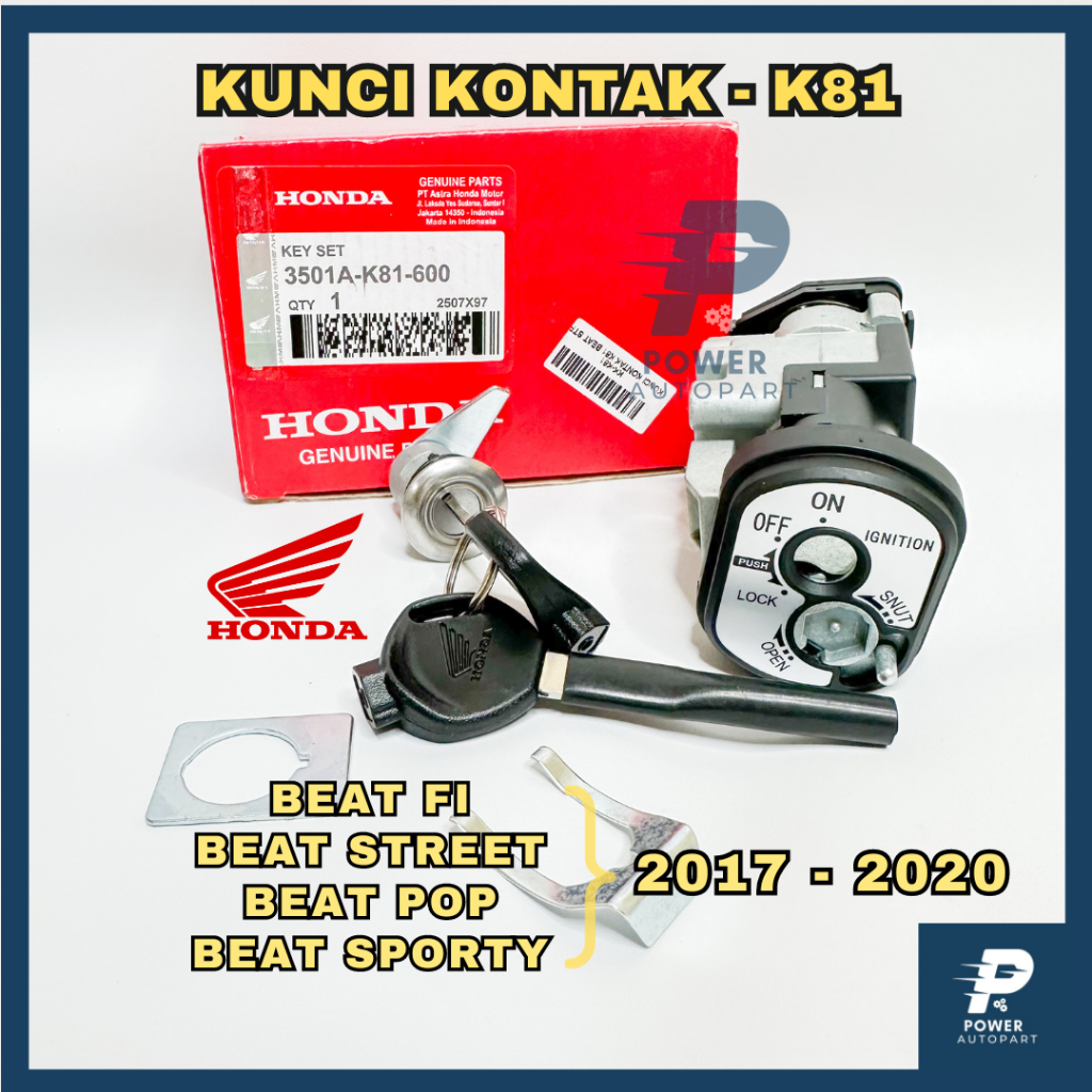 Jual ( GARANSI ) ORI Kunci Kontak + Jok Beat Fi, Beat Street, Beat ...
