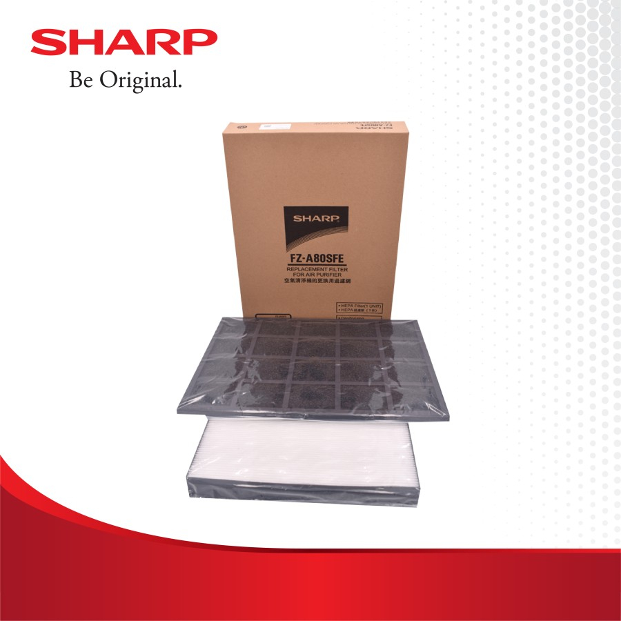 Jual Sharp FZ-A80SFE Purifier Filter HEPA dan Deodorant untuk FU-A80Y ...