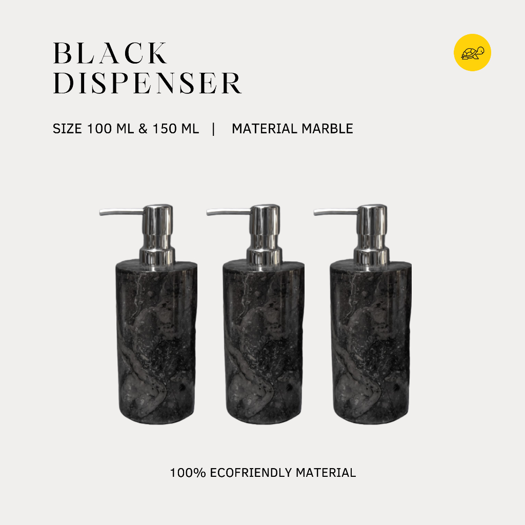 Jual Botol Sabun Batu Marmer Hitam 100ml / Amenities Hotel Villa Bali ...