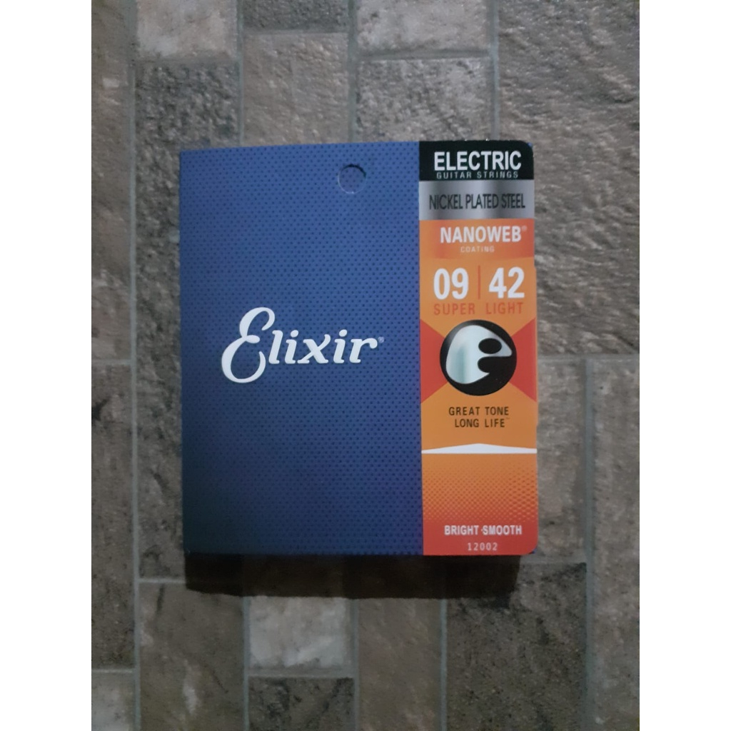 Jual senar gitar elixir elektrik 09 satu set | Shopee Indonesia