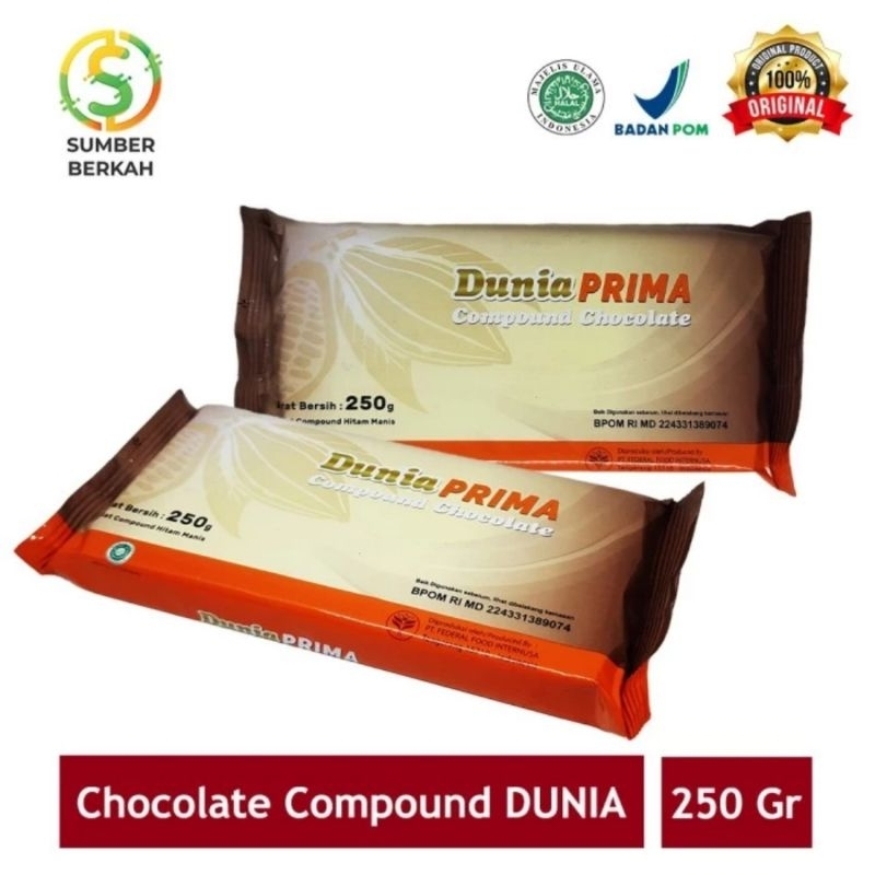 Jual Coklat Batang Dunia Prima Compound 250g | Shopee Indonesia