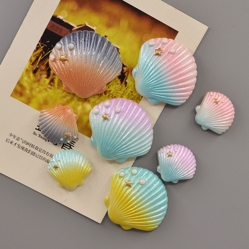 Jual Cake Topper Kerang/Hiasan Cake/Taman/Aquarium Cangkang Shell Warna ...