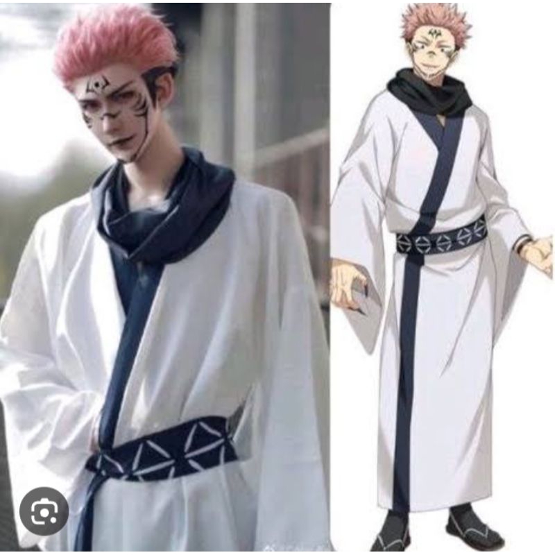 Jual kostum jubah sukuna jujutsu kaisen itadory yuuji | Shopee Indonesia