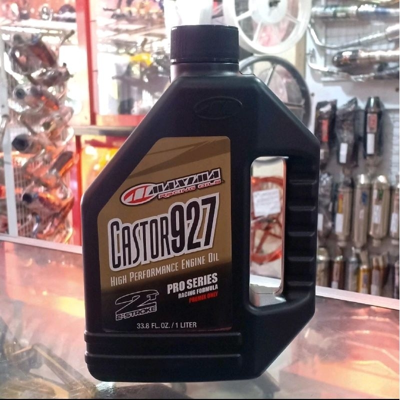 Jual OLI MAXIMA CASTOR 927 2T 1LITER | Shopee Indonesia