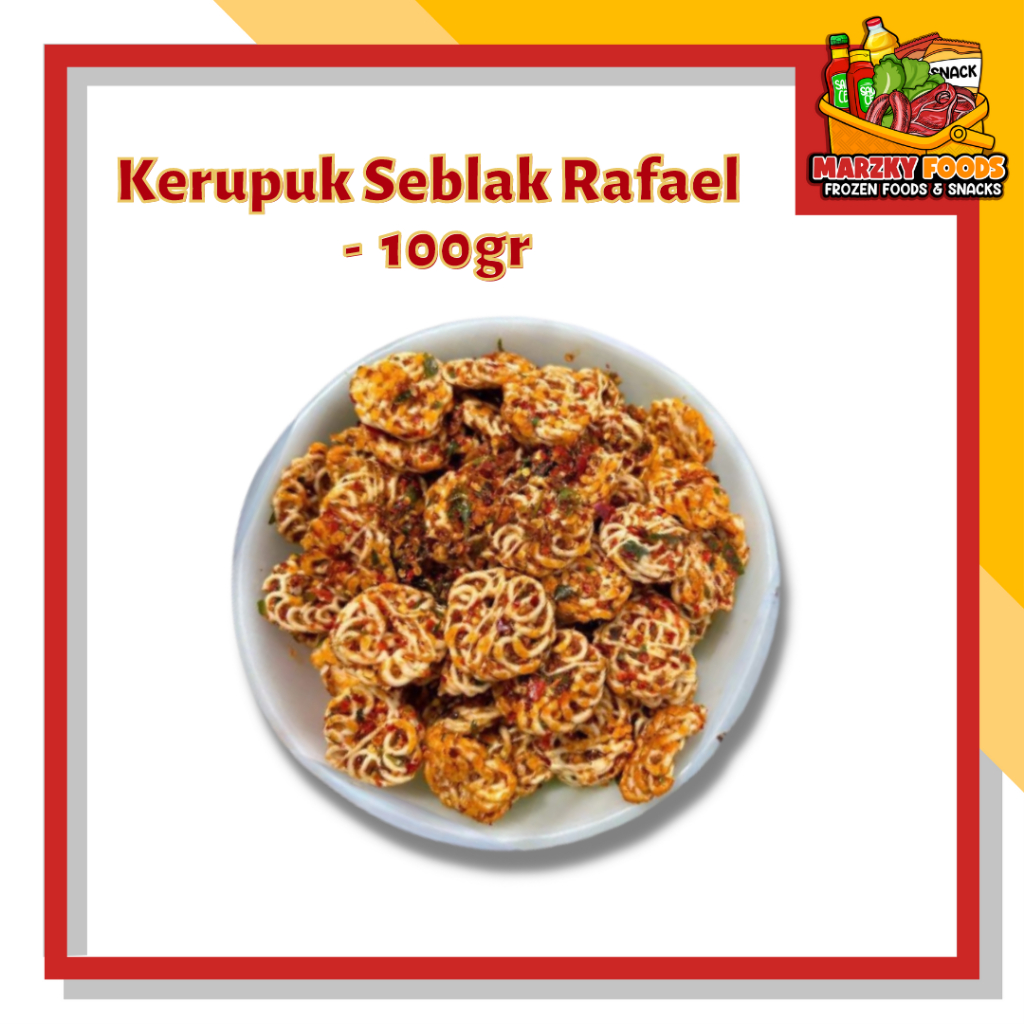 Jual Kerupuk Mawar Rafael 250gr / Sebring Bantet Pedas Kerupuk Seblak ...
