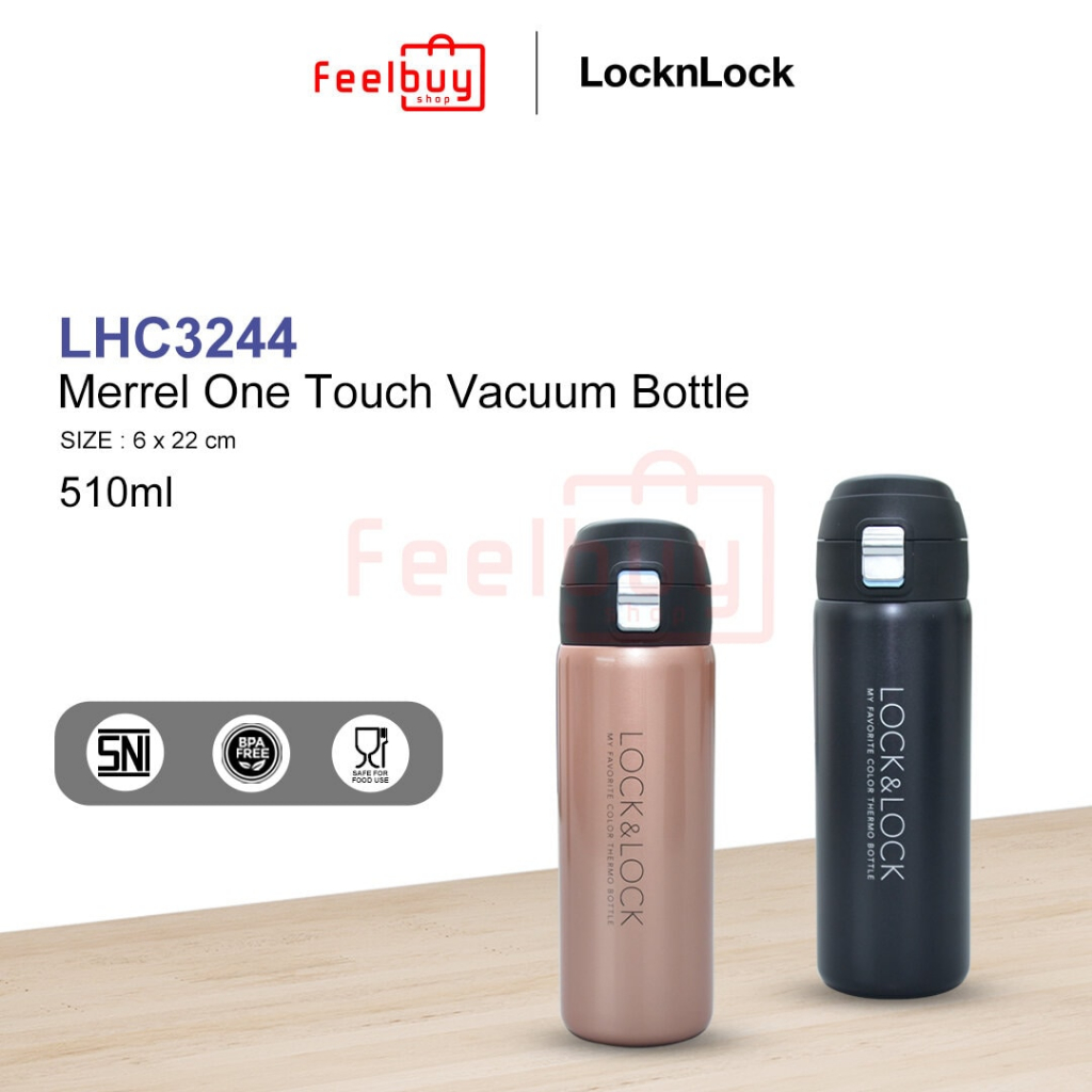 Jual LocknLock Exclusive Merrel One Touch Vacuum Bottle 510ml LHC3244 ...
