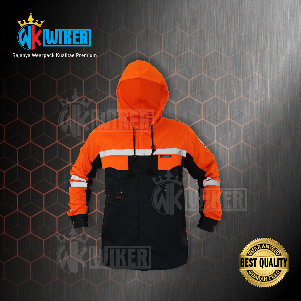 Jual Wearpack Safety Dengan Penutup Kepala - Jaket Proyek - Baju Safety ...