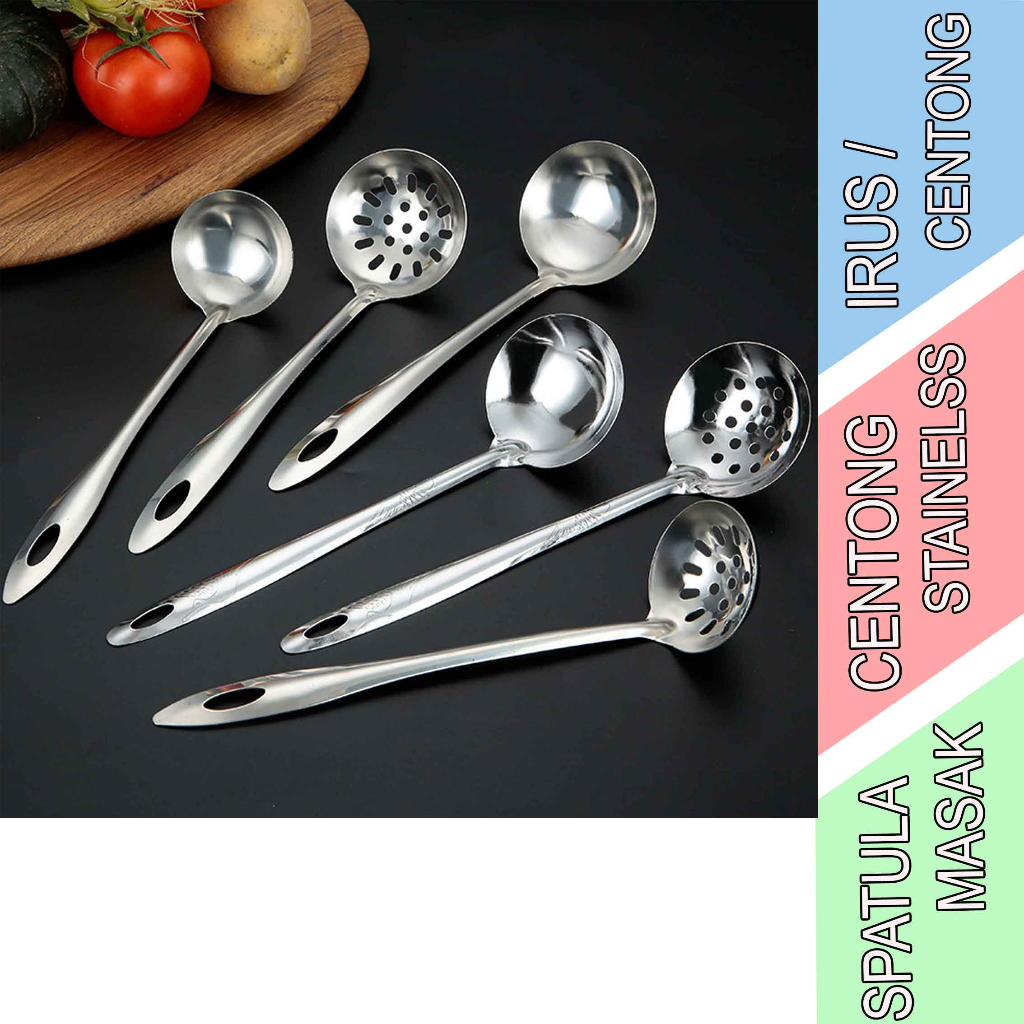 Jual Centong Serbaguna - Irus Centong - Centong Sayur Stainless | Shopee Indonesia
