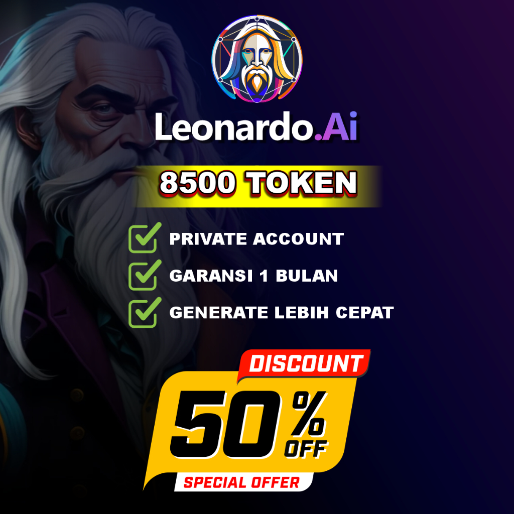 Jual Akun LEONARDO.Ai ( 8500 TOKEN ) Full GARANSI 1 bulan | Shopee Indonesia