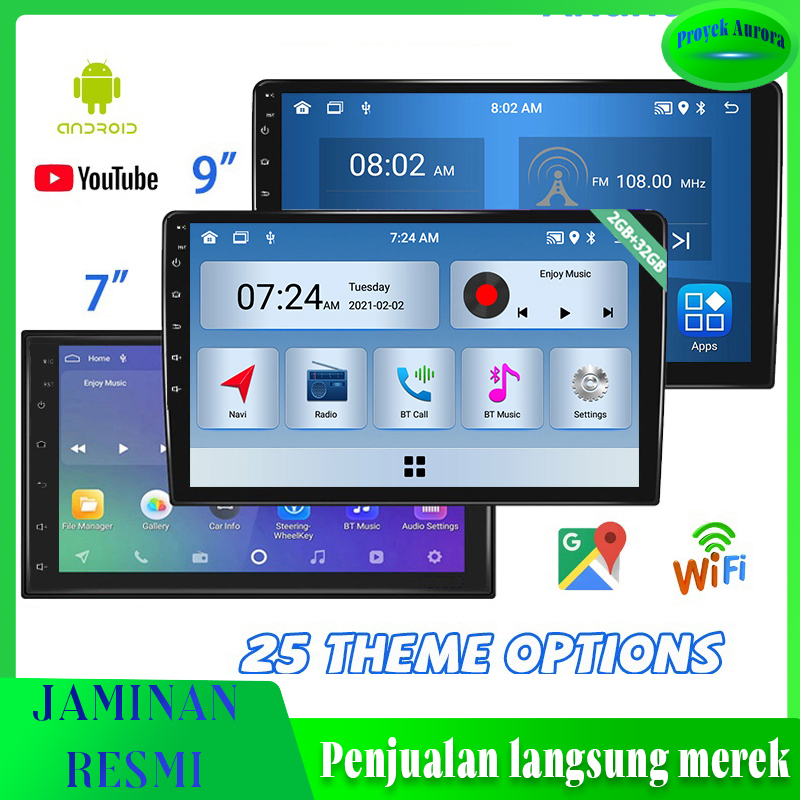 Jual 【Flash Sale!!!】IPS Screen Head Unit 7 Inch Car Android 13 Navigasi ...
