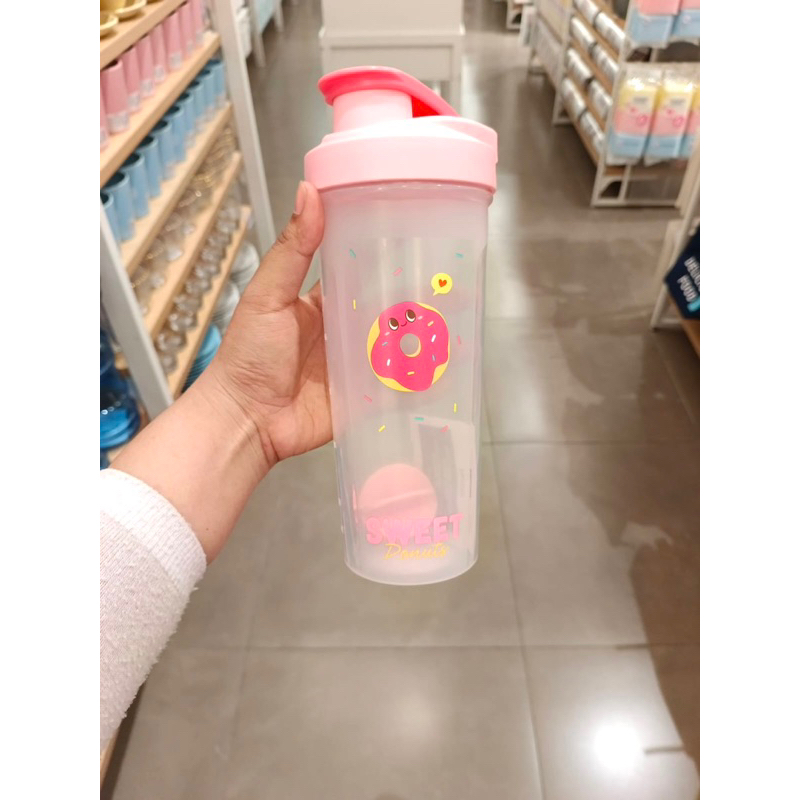 Jual MINISO SHAKER BOTTLE BOTOL MINUM SHAKE HAPPY FOODS 800ml ...