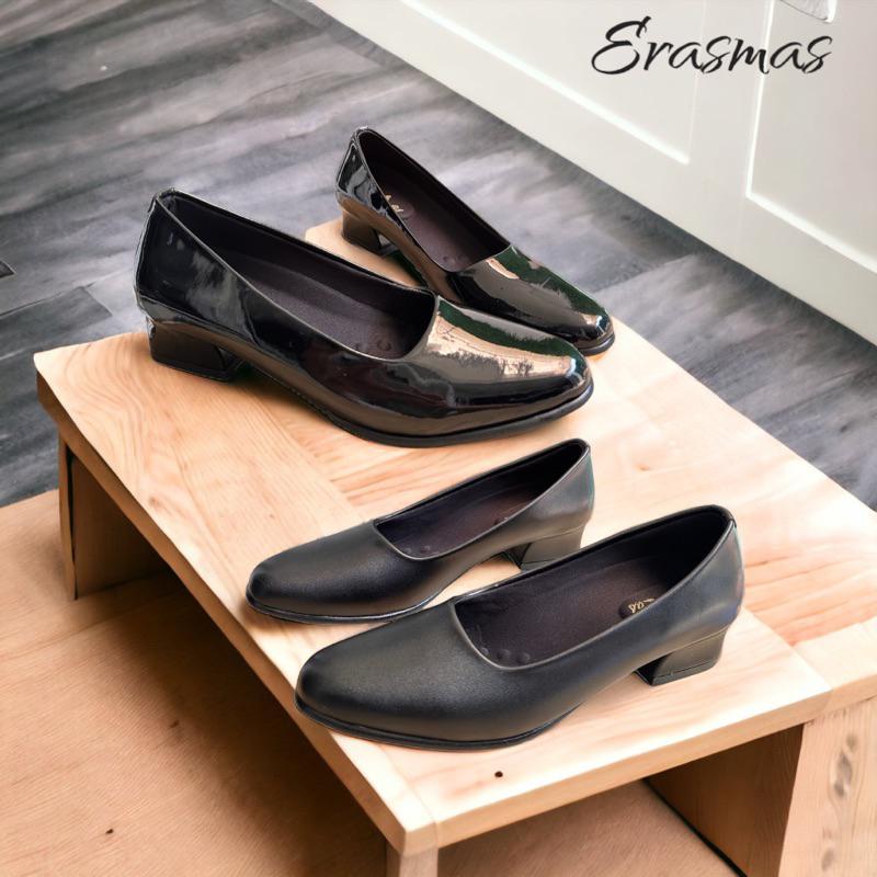Jual Sepatu Erasmas 02A Hak 3cm- Sepatu Dinas Wanita Sepatu Kerja ...