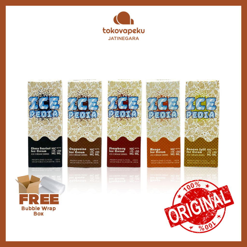 Jual ICE PEDIA ICE CREAM SERIES PODS FRIENDLY ICEPEDIA 30ML ORI by ...