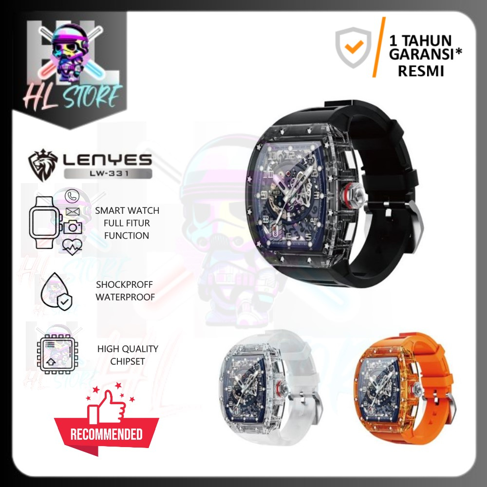 Jual LENYES SMARTWATCH LW331 1,86" Screen Waterproof IP67 Bluetooth V5 ...