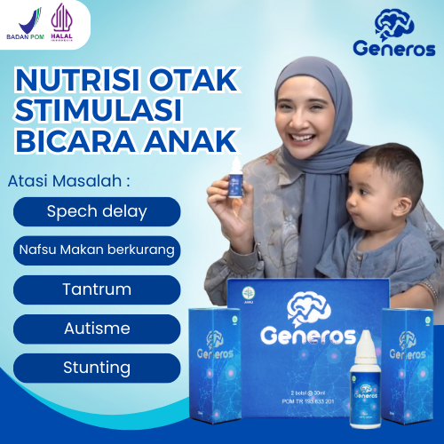 Jual Generos 1 Box - Multivitamin Nutrisi Otak Anak Penambah Kecerdasan ...