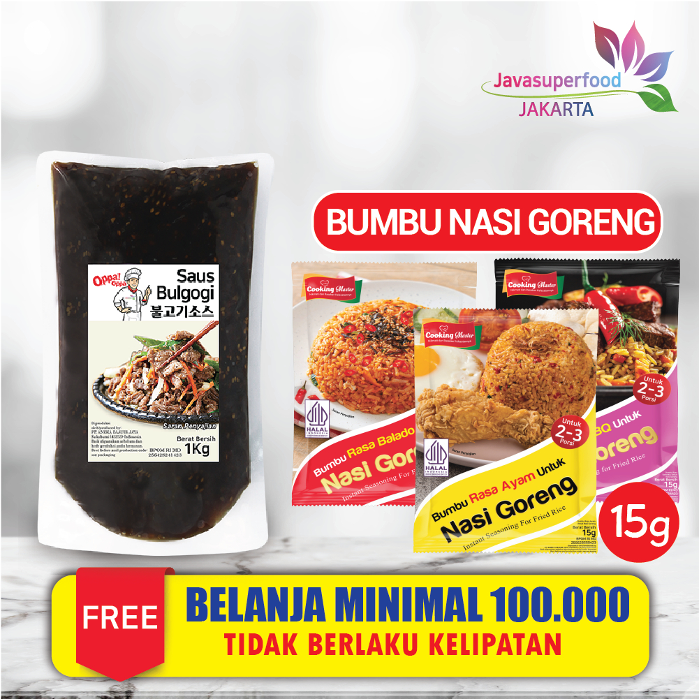 Jual Saus bulgogi korea 1Kg / Sauce bulgogi saus daging BBQ STEAK Halal | Shopee Indonesia
