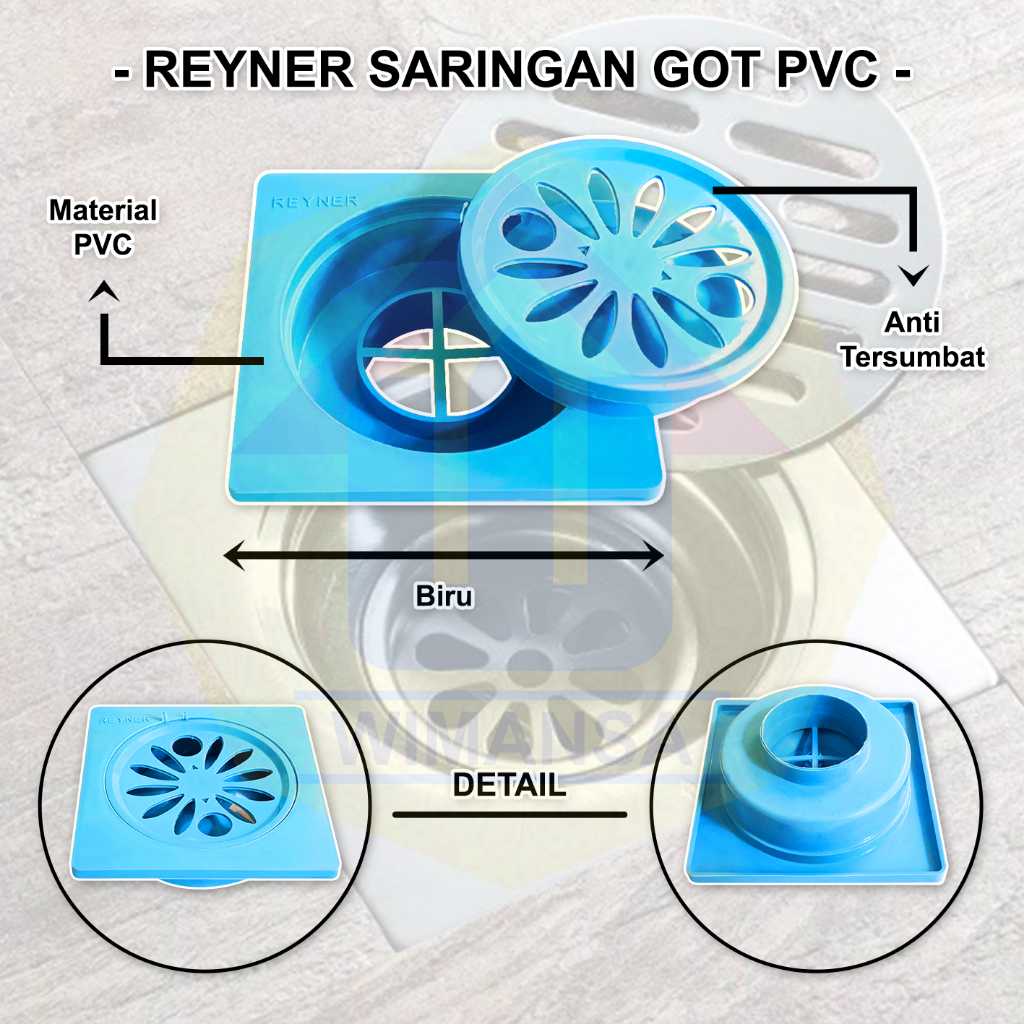 Jual WMS-REYNER SARINGAN GOT PVC - SARINGAN KAMAR MANDI | Shopee Indonesia