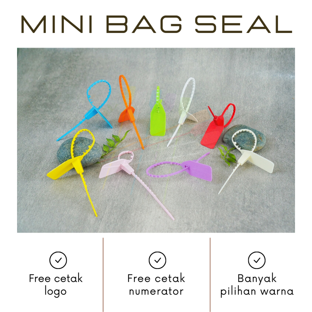 Jual Segel Kemasan Packaging Plastik Kabel Ties Security Seal Banyak ...