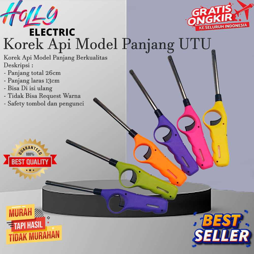 Jual Pemantik Api Kompor Gas Korek Api Gas Lighter Gas ( bisa diisi ...