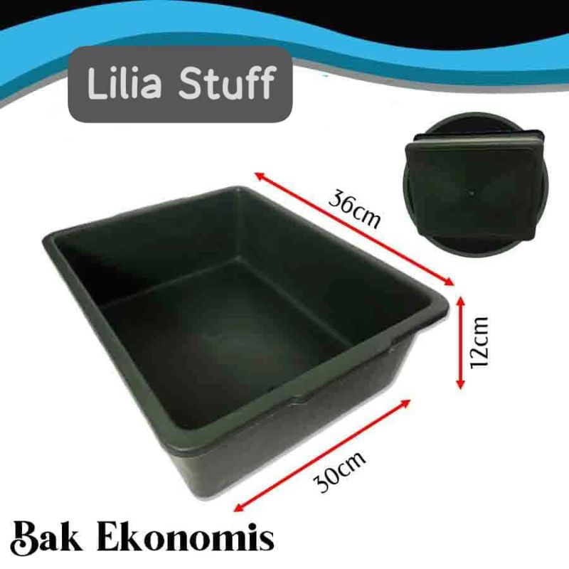 Jual Baskom / Bak Kotak Plastik Cat Litter Box Pasir Kucing EKONOMISS ...