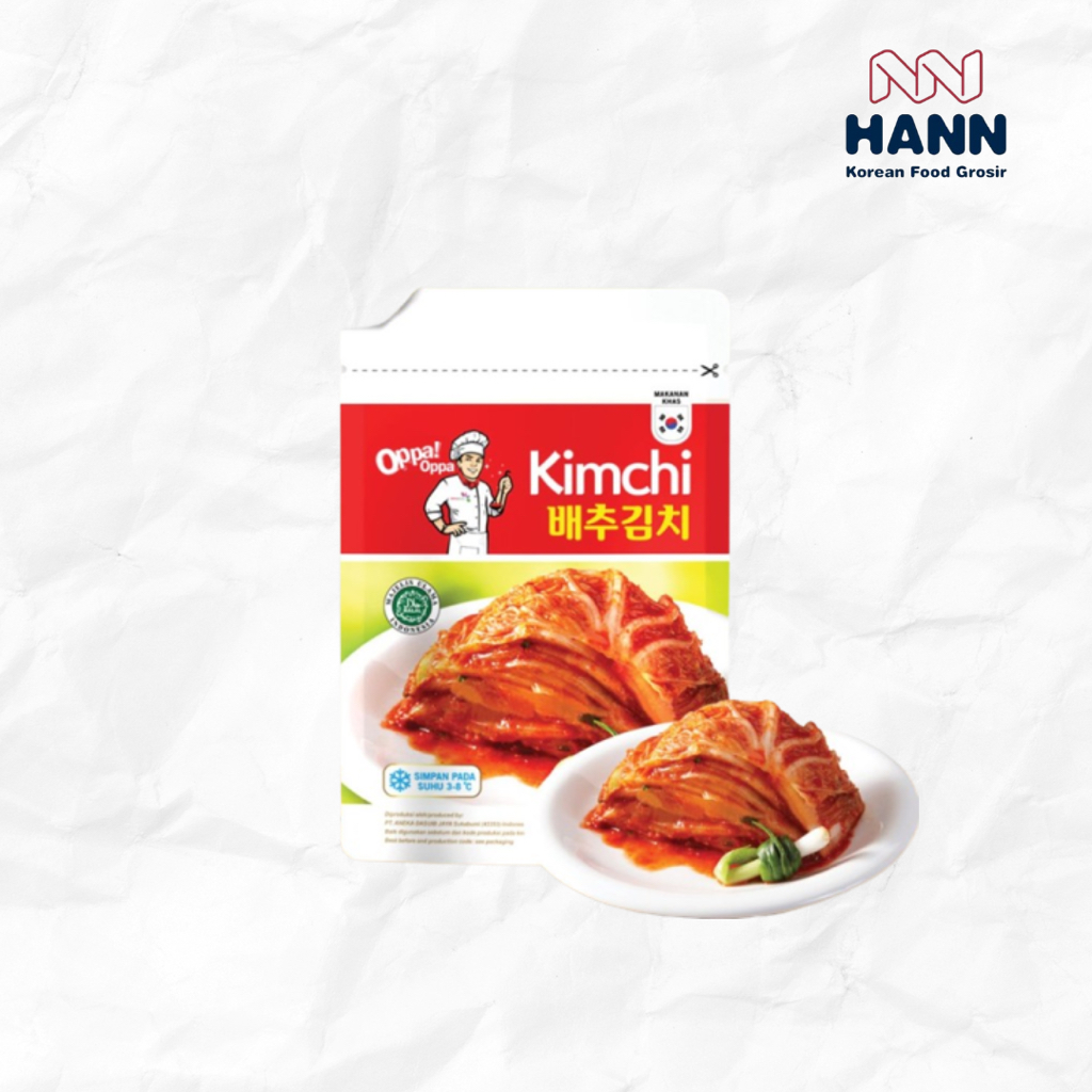 Jual Oppa Kimchi 200 gr | Kimchi Sawi Fresh Halal Korea | Kimchi ...