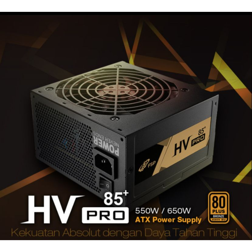 Jual PSU FSP HV PRO 85+ 550W 80 Plus Bronze | Shopee Indonesia