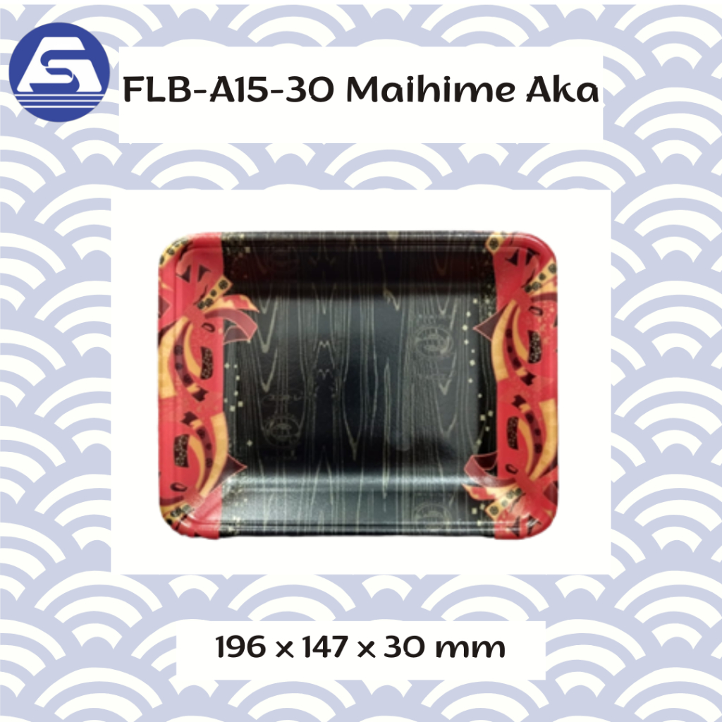 Jual Japanpack/ Styrofoam Tray Daging FLB-A15-30 Motif Maihime Aka | Shopee Indonesia