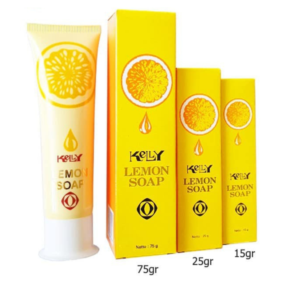 Jual Kelly Lemon Soap - 15gr | 25gr | 75gr - Kelly Sabun cuci muka ...
