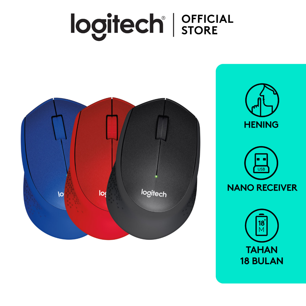 Jual Logitech M331 Mouse Wireless Silent Click dilengkapi dengan ...