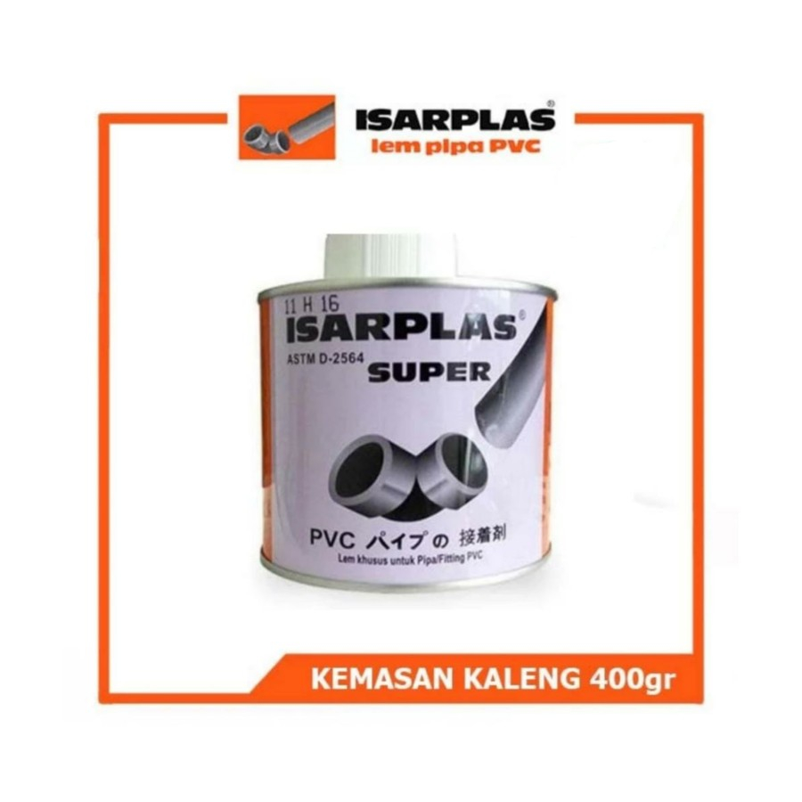 Jual Lem Isarplas Kaleng Super 400Gr / Lem Pipa PVC Original | Shopee ...