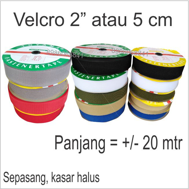 Jual Perekat Velcro Magic Tape Kretekan 2" atau 5cm ROLL | Shopee Indonesia