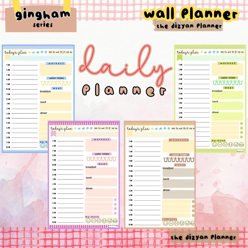 Jual Wall Planner / Schedule Board / Daily Planner / Wipe and Clean ...