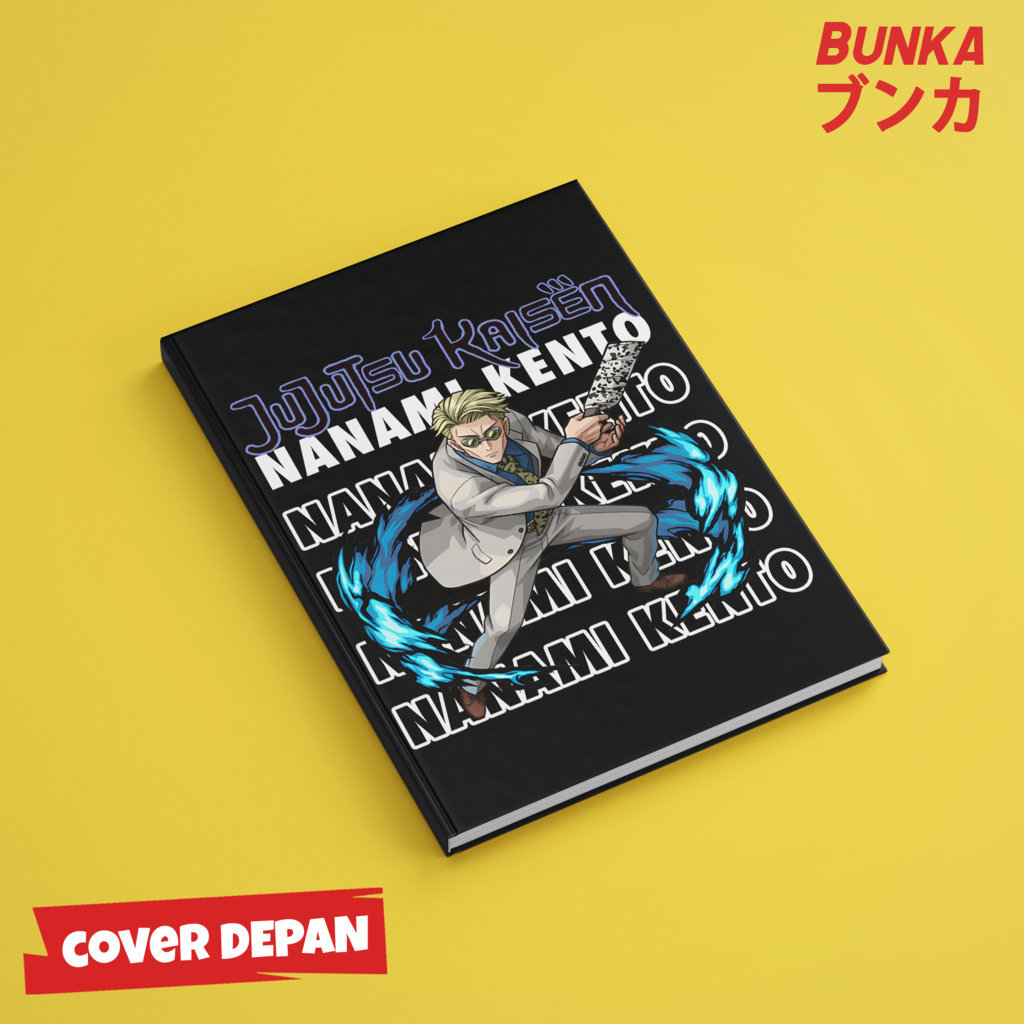 Jual Note Book Aesthetic Anime Jujutsu Kaisen Nanami Kento Design ...