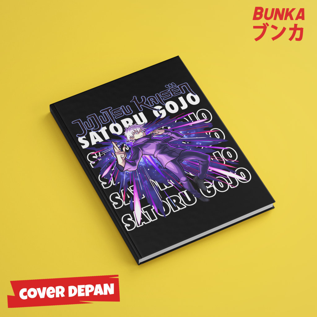 Jual Note Book Aesthetic Anime Jujutsu Kaisen Satoru Gojo Design ...