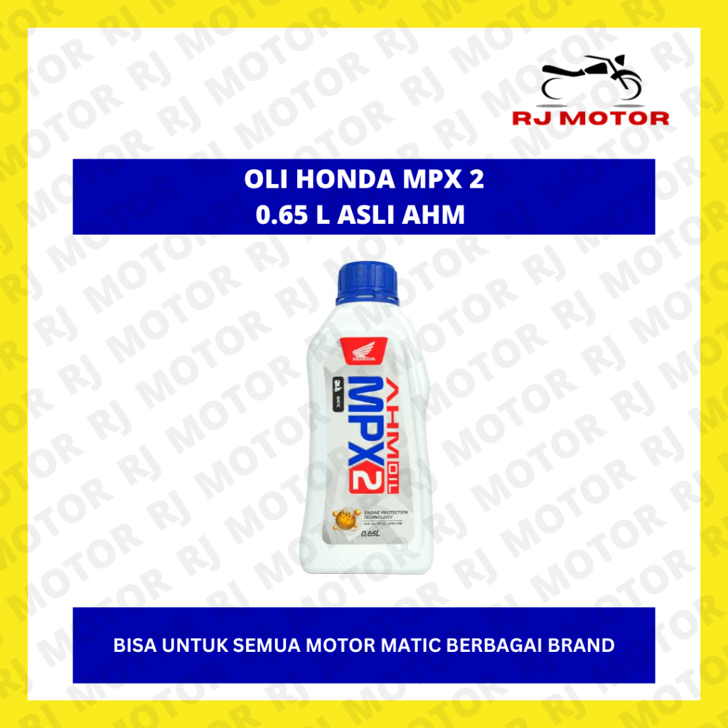 Jual OLI MPX 2 0,65 (650ML) ASLI HONDA AHM UNTUK SEMUA MOTOR MATIC ...