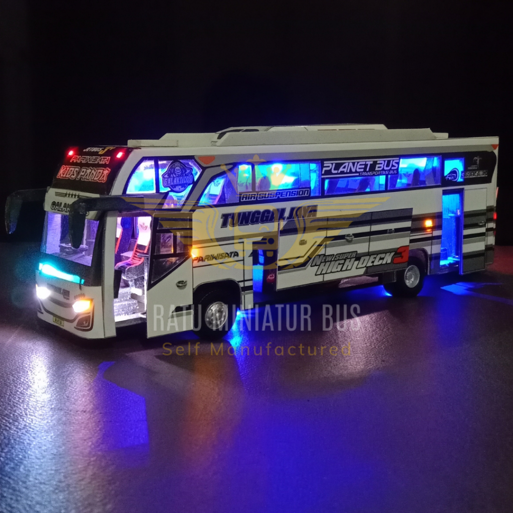 Jual Miniatur Bus Tunggal Jaya Kids Panda Telolet | Shopee Indonesia
