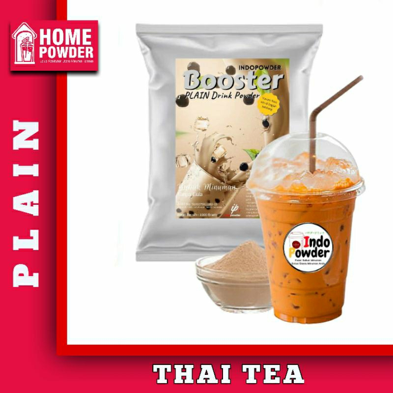 Jual Bubuk Minuman PLAIN BOOSTER Drink Powder Thai Tea 1kg Plain Tanpa ...