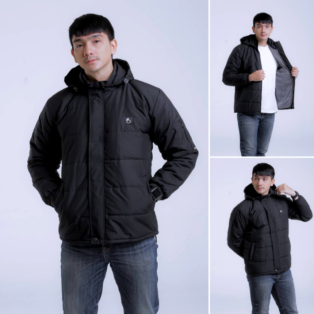 Jual Jaket Pria Puffer Waterproof dan Winbreakers Original The Bojiel / Jaket Gelembung Pria ...