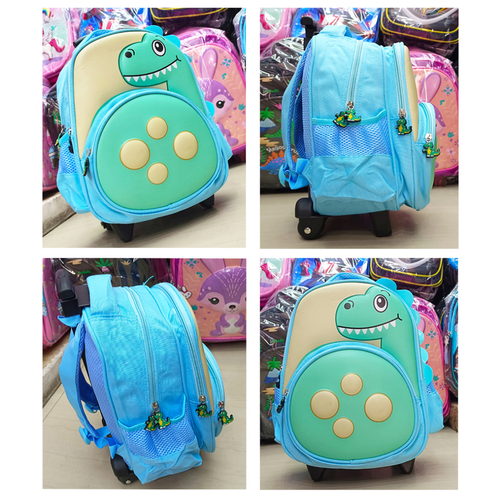 Jual PROMO TROLLEY Roda Dorong 13inch TAS ANAK SEKOLAH TK Motif IKAN ...