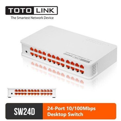 Jual TOTOLINK 24-Port SW24D 100Mbps | Shopee Indonesia