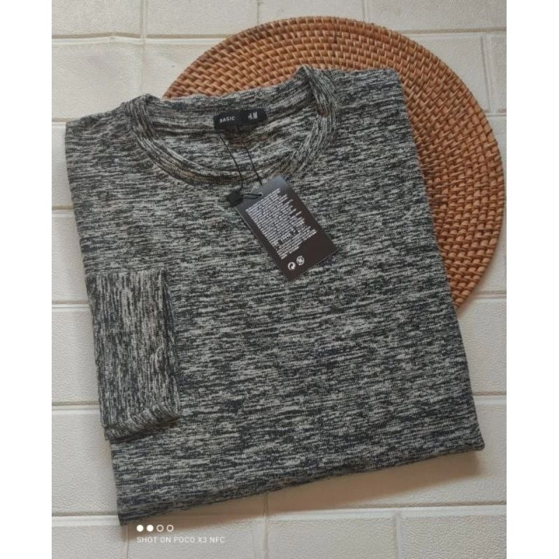 Jual KAOS RAJUT OBLONG TEBAL PREMIUM / KAOS LENGAN PANJANG CEWEK / KAOS ...