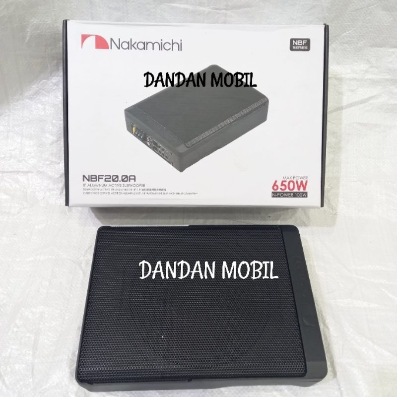 Jual Subwoofer Aktif 8 Inch Kolong Jok Mobil Nakamichi NBF20.0A | Shopee Indonesia