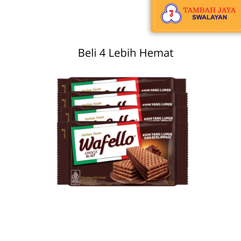 Jual Wafello Wafer Italian Choco Blast 43gr (banded) | Shopee Indonesia