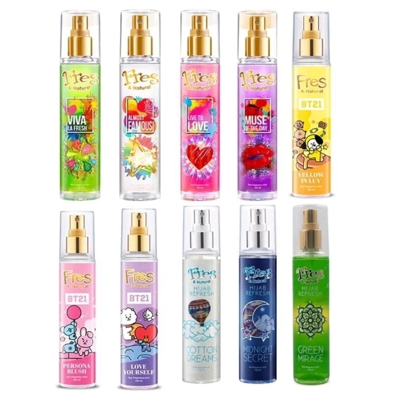 Jual Fres & Natural Fine Fragrance Mist 100ml | Shopee Indonesia
