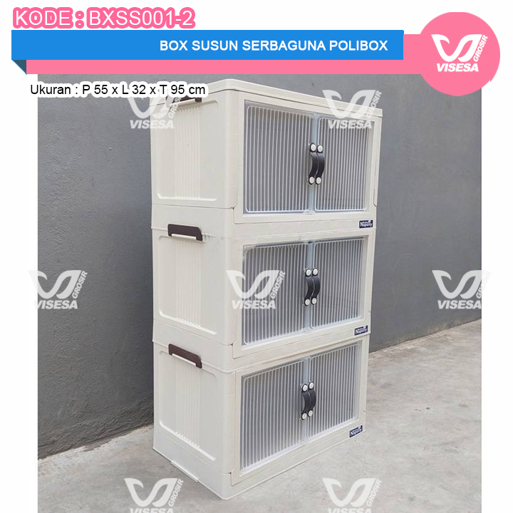 Jual Box Lipat Portable Susun Serbaguna Polibox | Shopee Indonesia