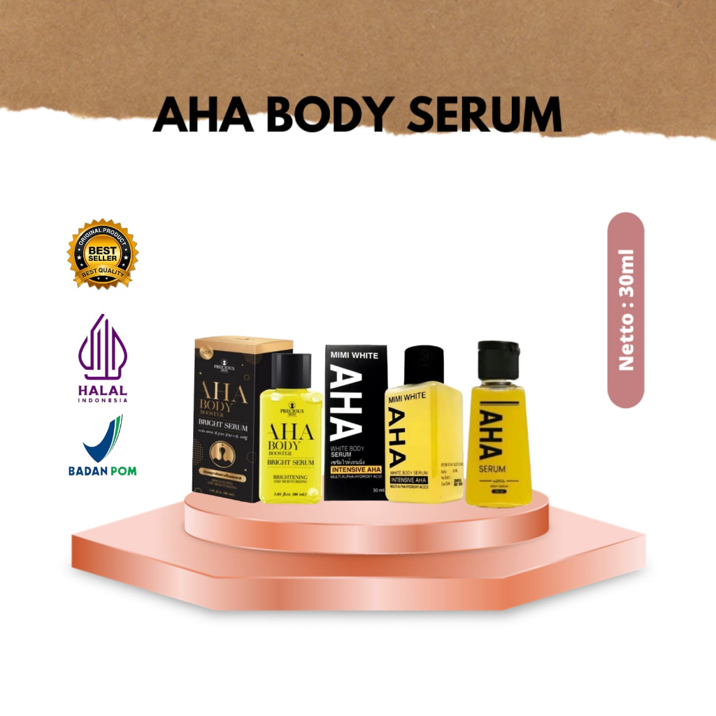 Jual AHA Body Serum - 30ml | N203R | Precious Skin Thailand | Mimi White BPOM Original | Shopee ...