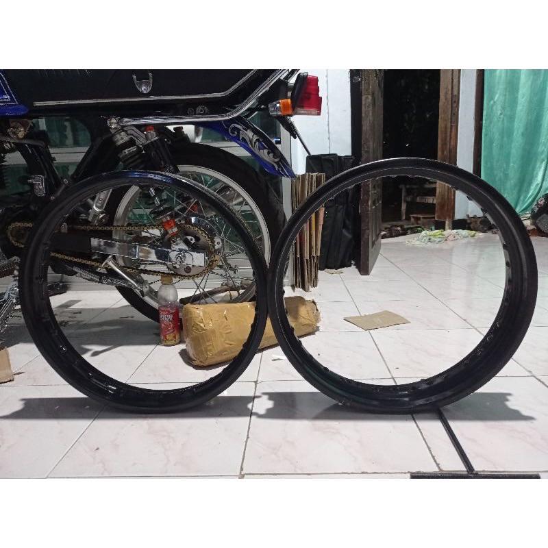 Jual VELG PELEK PELK DID HM HITAM RIM BESI UKURAN 18 X 140 160 185 215 ...