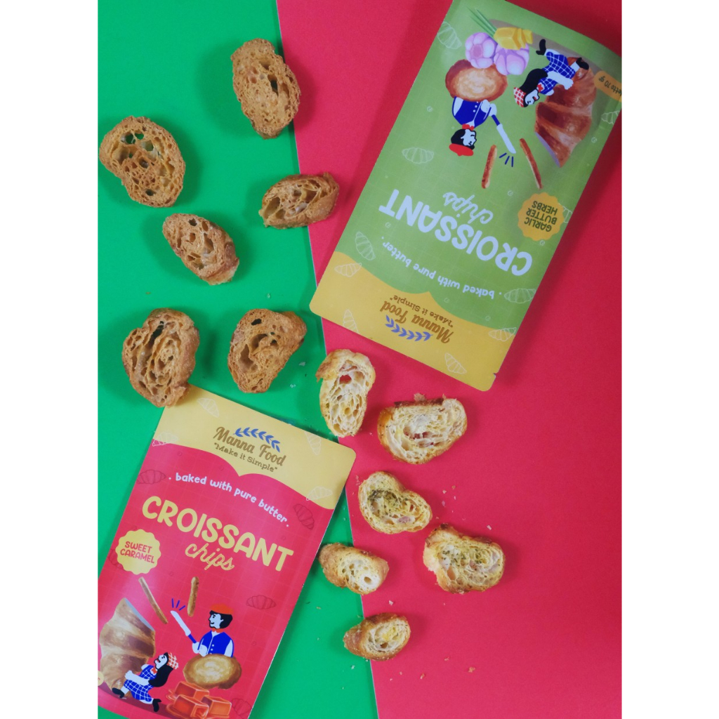 Jual Manna Food Croissant Chips | Shopee Indonesia