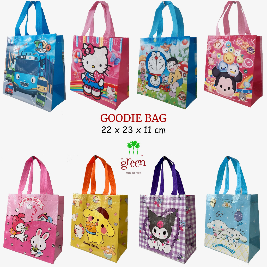 Jual Goodie bag Souvenir bag Tas hampers Tas jajan Tas ulang tahun Gift ...